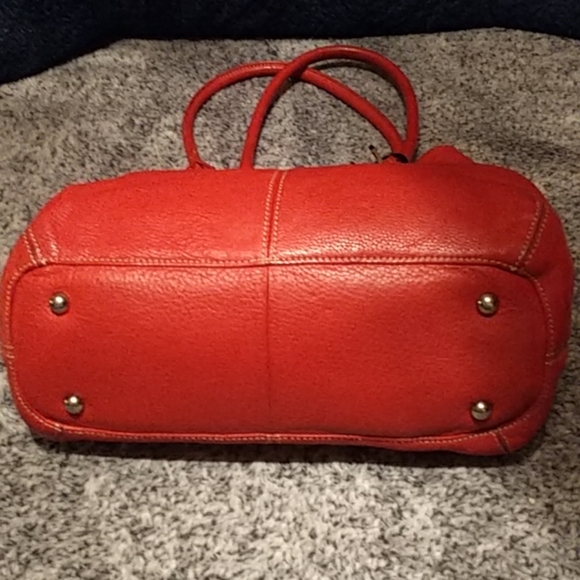 Tignanello | Bags | Authentic Tignanello Leather Orange Bag | Poshmark